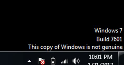 Cara Mengatasi Genuine Windows 7 7601 Untuk Semua Pc Kumpulan Cara