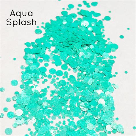 Glitter - Aqua Splash - Colour Me Pretty Nails