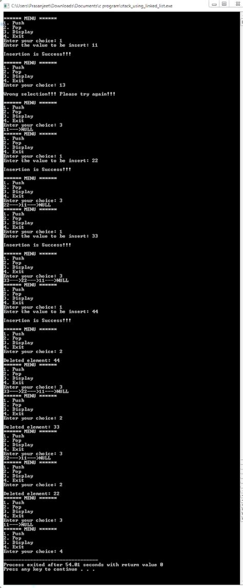 The Correct Place For Easy Learning Stack Using Linked List
