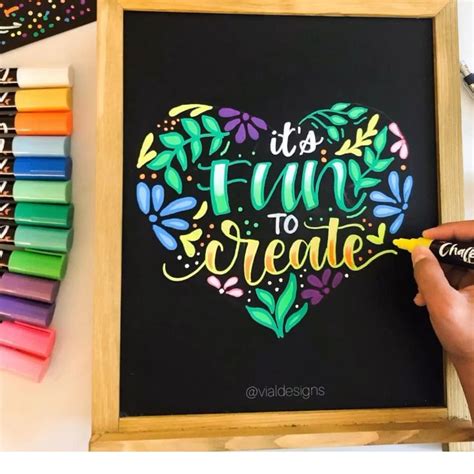 Chalkboard Lettering Sign Step By Step Tutorial Artofit