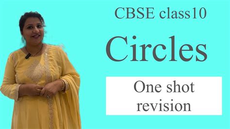 Circles One Shot Revision Cbse Class 10 In Malayalam Youtube