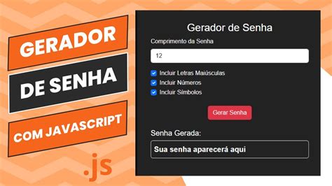 Aprenda Como Criar Um Gerador De Senha Com Html Javascript E Bootstrap