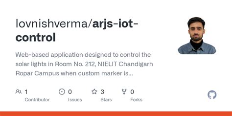 GitHub Lovnishverma Arjs Iot Control