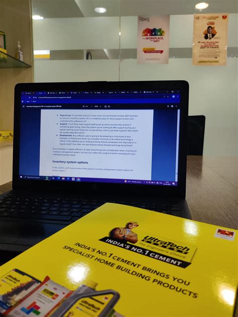 Jainam Jain On Linkedin Internship Ultratech Inventorymanagement