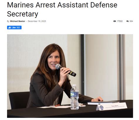 Fact Check Us Marines Did Not Arrest Assistant Defense Secretary Tanya