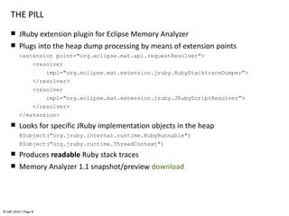 The Right Pill For JRuby Memory And Thread Issues Eclipse Memory