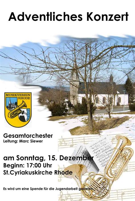 Plakat Advent 2013 Dorfgemeinschaft Rhode