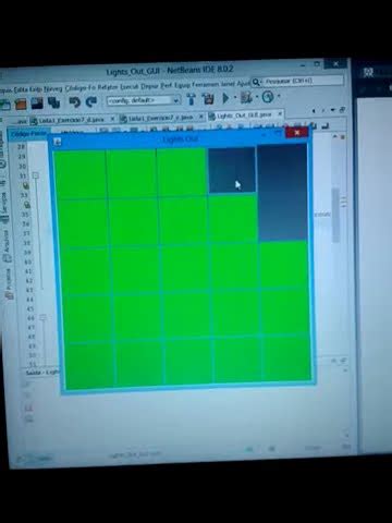 JAVA Jogo Lights Out Usando A Biblioteca Swing YouTube