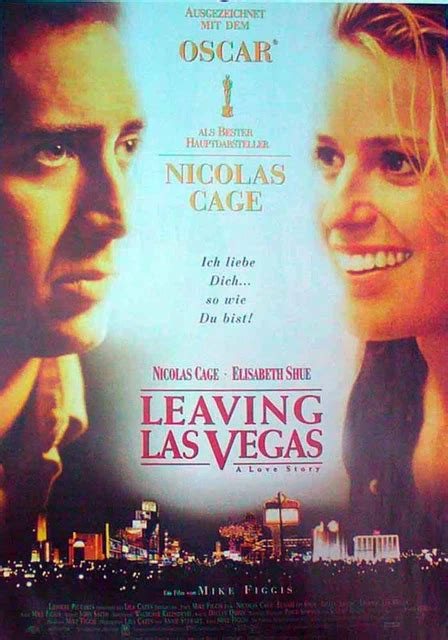 Leaving Las Vegas Nicolas Cage Elisabeth Shue Filmposter 37x53cm