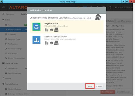 Altaro Backup Configure Mastering Vmware