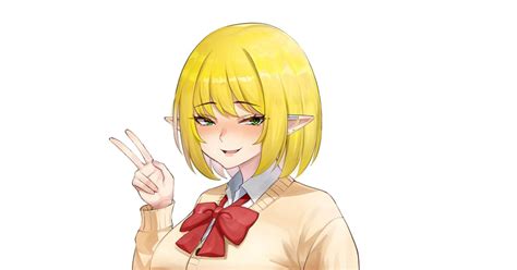 Original Girl Elf 金髪でかエルフちゃん 3 Pixiv