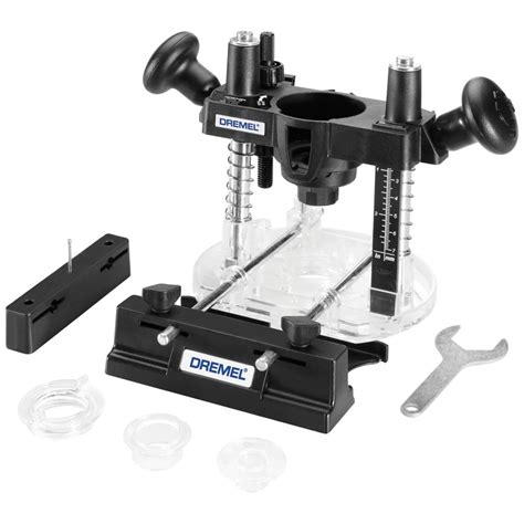 Dremel 6 Piece Plunge Router Rotary Tool Attachment With Rotary Tool