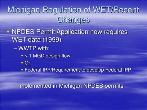 Ppt Whats New For Whole Effluent Toxicity Wet Powerpoint