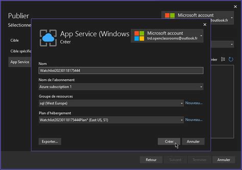Publiez Votre Application Développez Une Application Aspnet Core