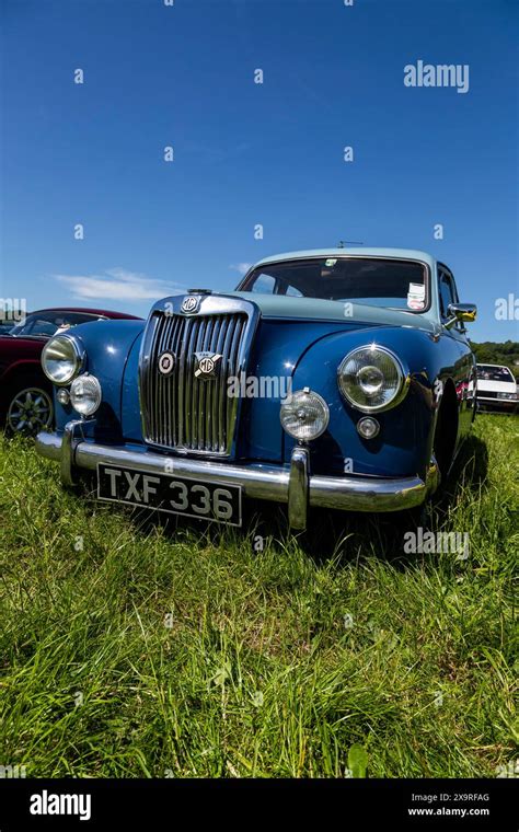 MG Magnette ZB Varitone 1957 At Hanley Car Meet Stock Photo Alamy
