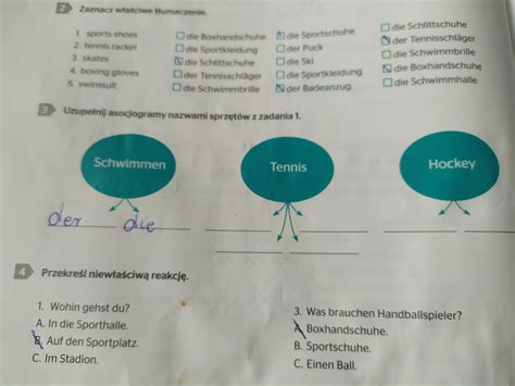 Język niemiecki zadania z ćwiczeń Brainly pl