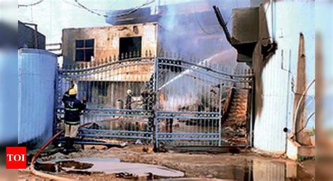 Fire At Chemical Factory After Reactor Explodes 1 Injured Hyderabad