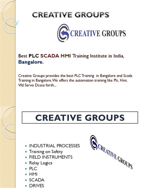 Best Plc Scada Hmi Training Institute In India Bangalore Pdf Programmable Logic Controller