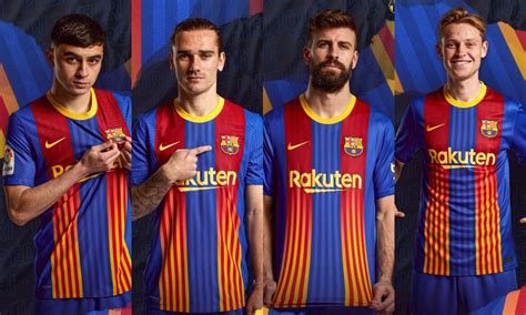 Official Barcelona Unveil Special El Clasico Jerseys Barca Universal