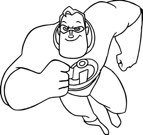 Fuerte Sr Increíble Para Colorear Imprimir E Dibujar Coloringonlycom