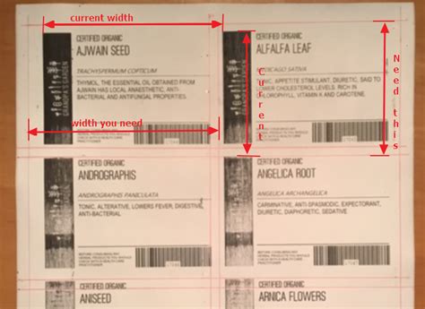 Avery Label Alignment Woopos Support