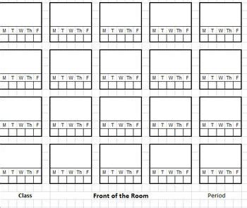 Seating Chart In Excel Spreadsheet By Rebekah Branka TpT