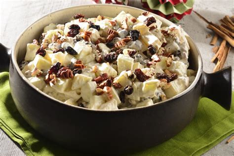 Ensalada Navideña De Manzana Con Piña Y Nuez