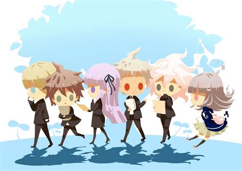 Byakuya Makoto Kyoko Hajime Nagito And Chiaki Danganronpa Anime