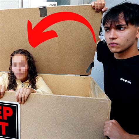 We Found A Girl Trapped In A Box Whats In The Box 😱 By Dobre