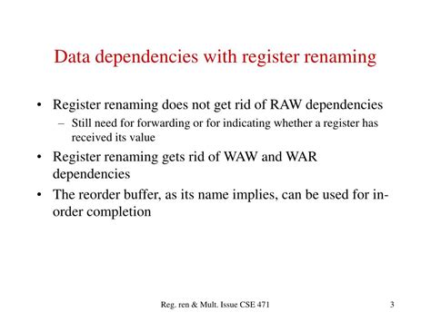 Ppt Reorder Buffer Register Renaming And In Order Completion Powerpoint Presentation Id6522407