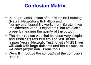 Machine Learning By Using Python Lesson Confusion Matrix By Professor Lili Saghafi PPT