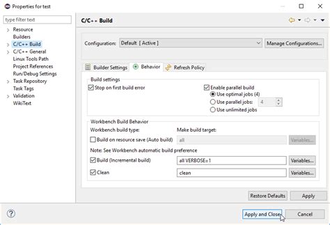 Creating And Configuring A Project In Eclipse • Distortos