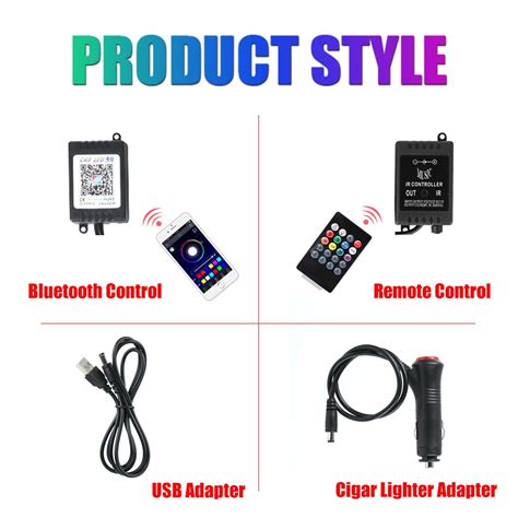 엠비언트시공 엠비언트라이트 Rgb 조명 블루투스 Led 스트립 자동차 인테리어 앰비언트 램 티몬