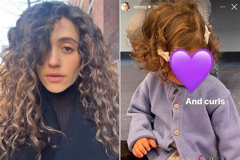 Emmy Rossum Shares Rare Photo Of Her Daughter 20 Months As She Compares Their Natural Curls