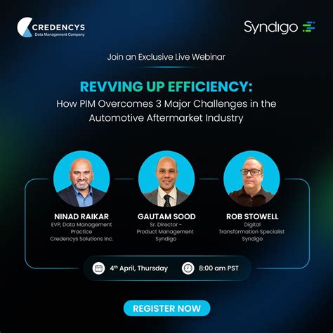 Credencys Solutions Inc On Linkedin Automotive Webinar Pim