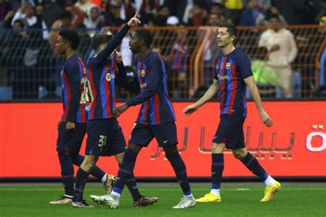 Hasil Piala Super Spanyol Hantam Real Madrid Barcelona Juara