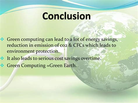 Industrial Implementation Green Computing Ppt