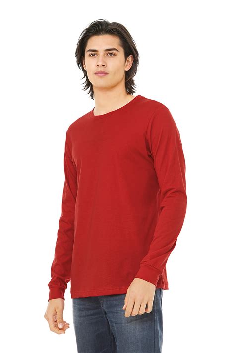 Mens Long Sleeve T Shirts Unisex Jersey T Shirt Wholesale Clothing