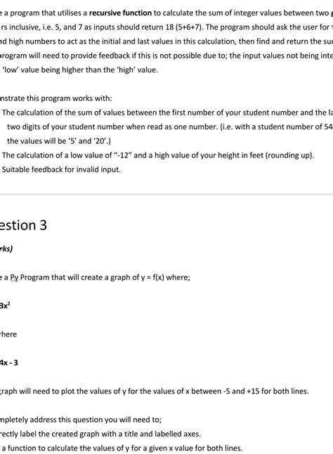 A Program That Utilises A Recursive Function To
