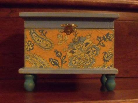 Jewelry Box Decoupage Box Tuscan Box By Silverjewelsbycindy 3500