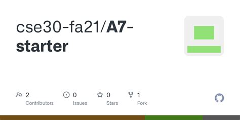 Github Cse Fa A Starter