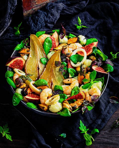 Herbstlicher Frutti Di Mare Salat P Nktchens Mama Einfache Rezepte