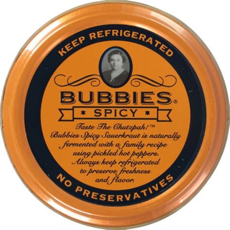 Bubbies® Spicy Saurkraut 25 Fl Oz Kroger