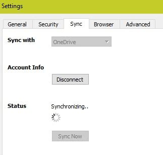 Bug With Cloud Sync OneDrive Cloud Sync Enpass Discussion Forum
