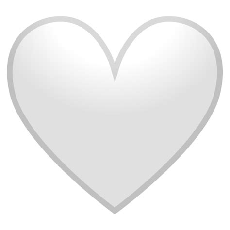 🤍 White Heart Emoji