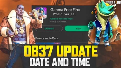 Ob37 Update Free Fire Full Details 🔥 Ob37 Update Confirm Date Ob37