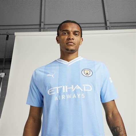 เสื้อชุดเหย้าของทีม Manchester City ฤดูกาล 23 24 เกรดนักเตะ Player