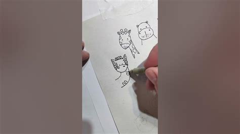 Как нарисовать животных линером Youtube