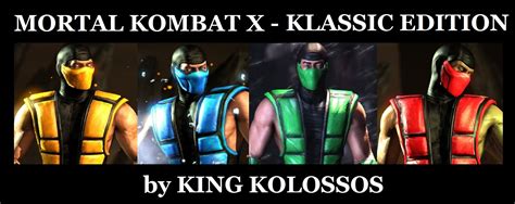 Mortal Kombat X Klassic Skins Edition Pack 1 Mod Moddb