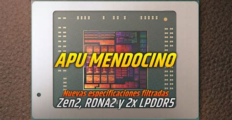 Amd Apu Mendocino Se Confirman Cus Y Canales Lpddr